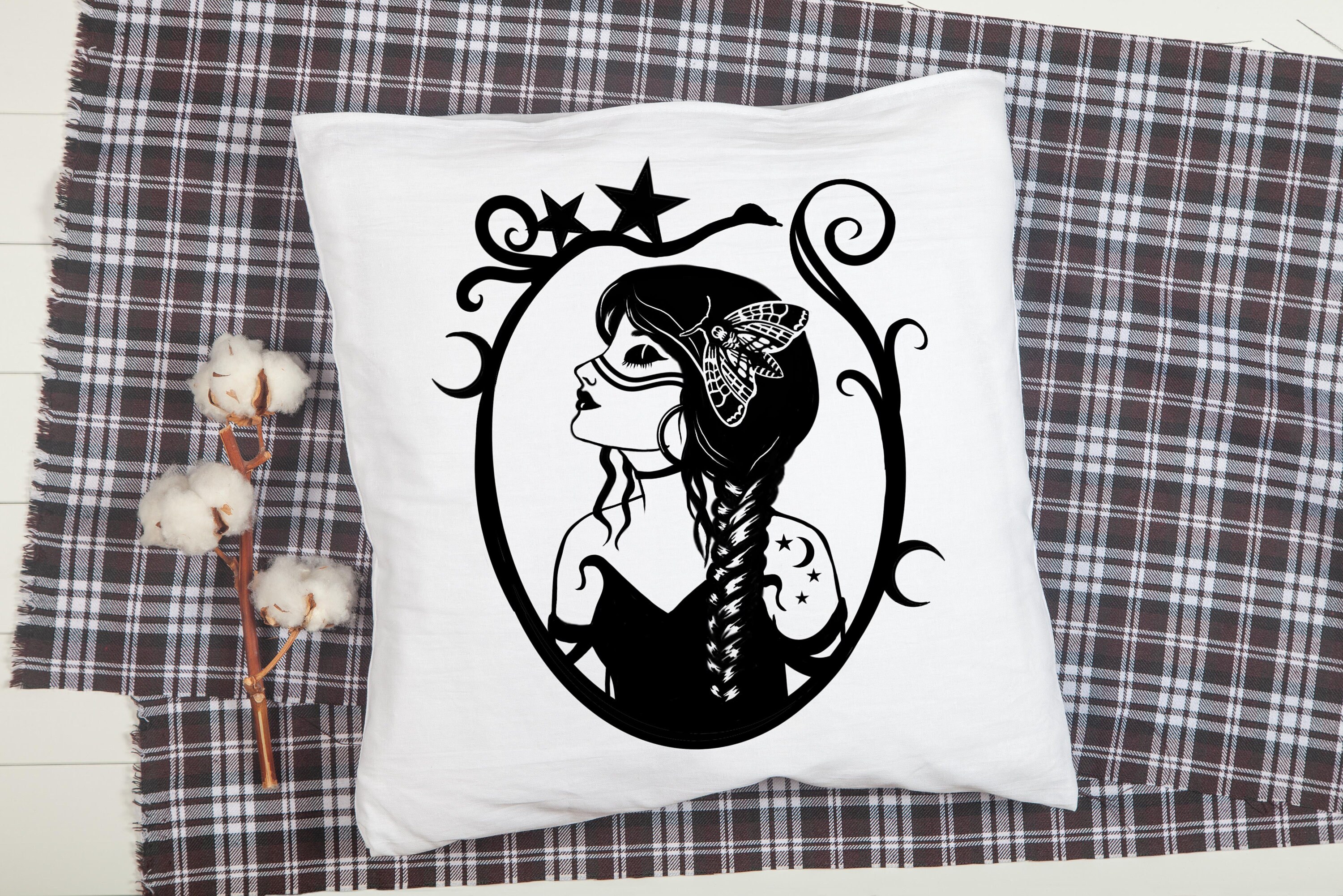 Moth Girl SVG / Death Moth SVG / Gothic SVG / Pdf / Png / - Etsy
