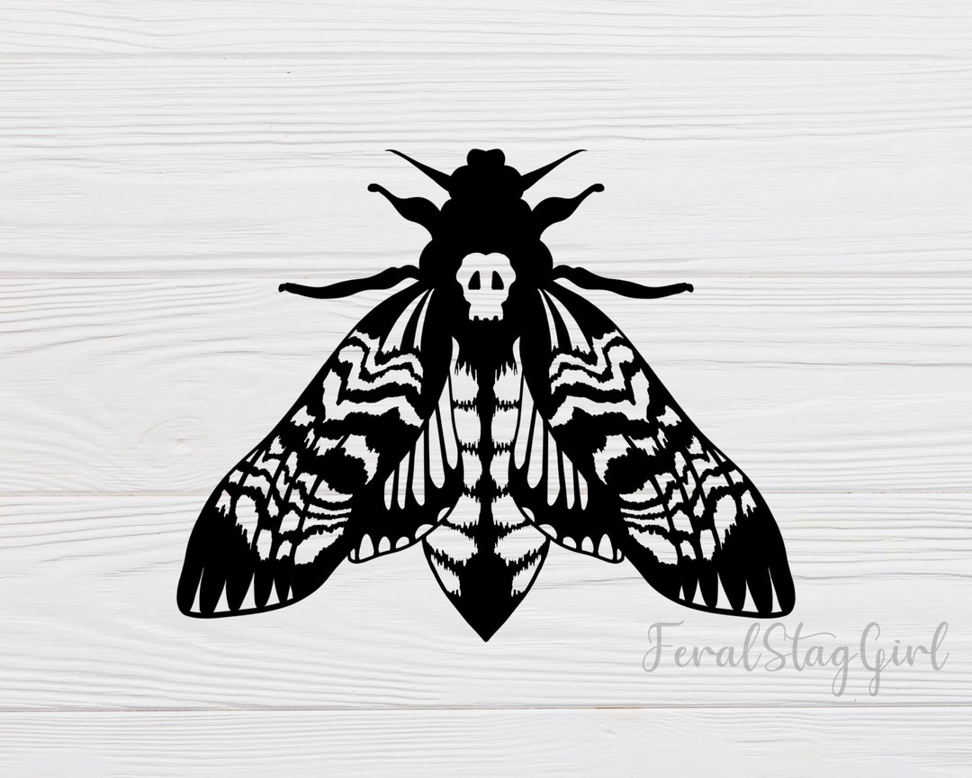 Death Moth SVG / Gothic SVG / Gothic Pdf / Png / Cricut Cutting File - Etsy