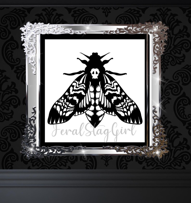 Death Moth SVG / Gothic SVG / Gothic Pdf / Png / Cricut - Etsy