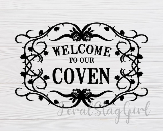 Welcome SVG / Coven SVG / Witch SVG / Gothic Svg / Pagan Svg / - Etsy