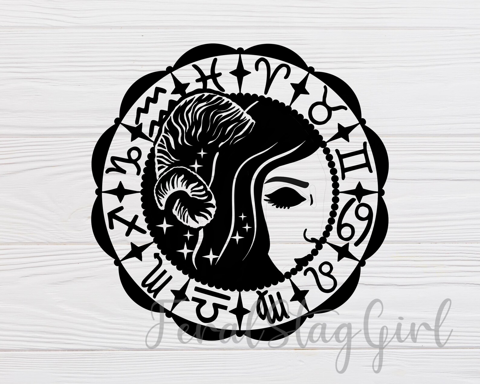 Widder SVG / Astrologie SVG / Horoskop SVG / Stern Zeichen Svg | Etsy