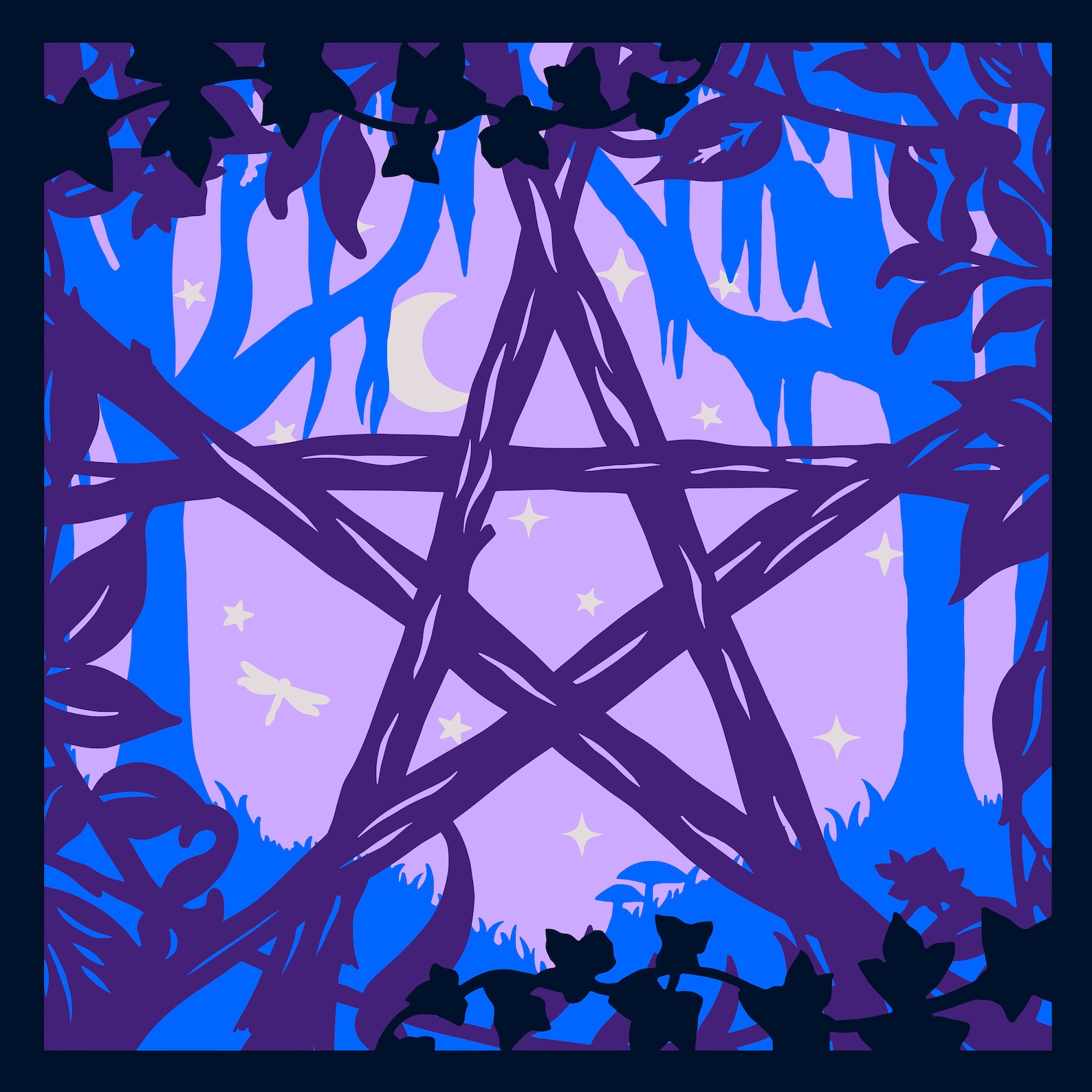 Pentagram Shadow Box SVG Digital Download / Witchy 3d Layered SVG / PDF ...
