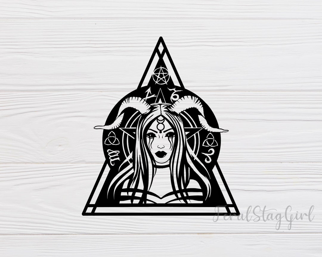 Pagan SVG / Witch SVG / Wicca SVG / Witchcraft Svg/ Antlers Svg ...