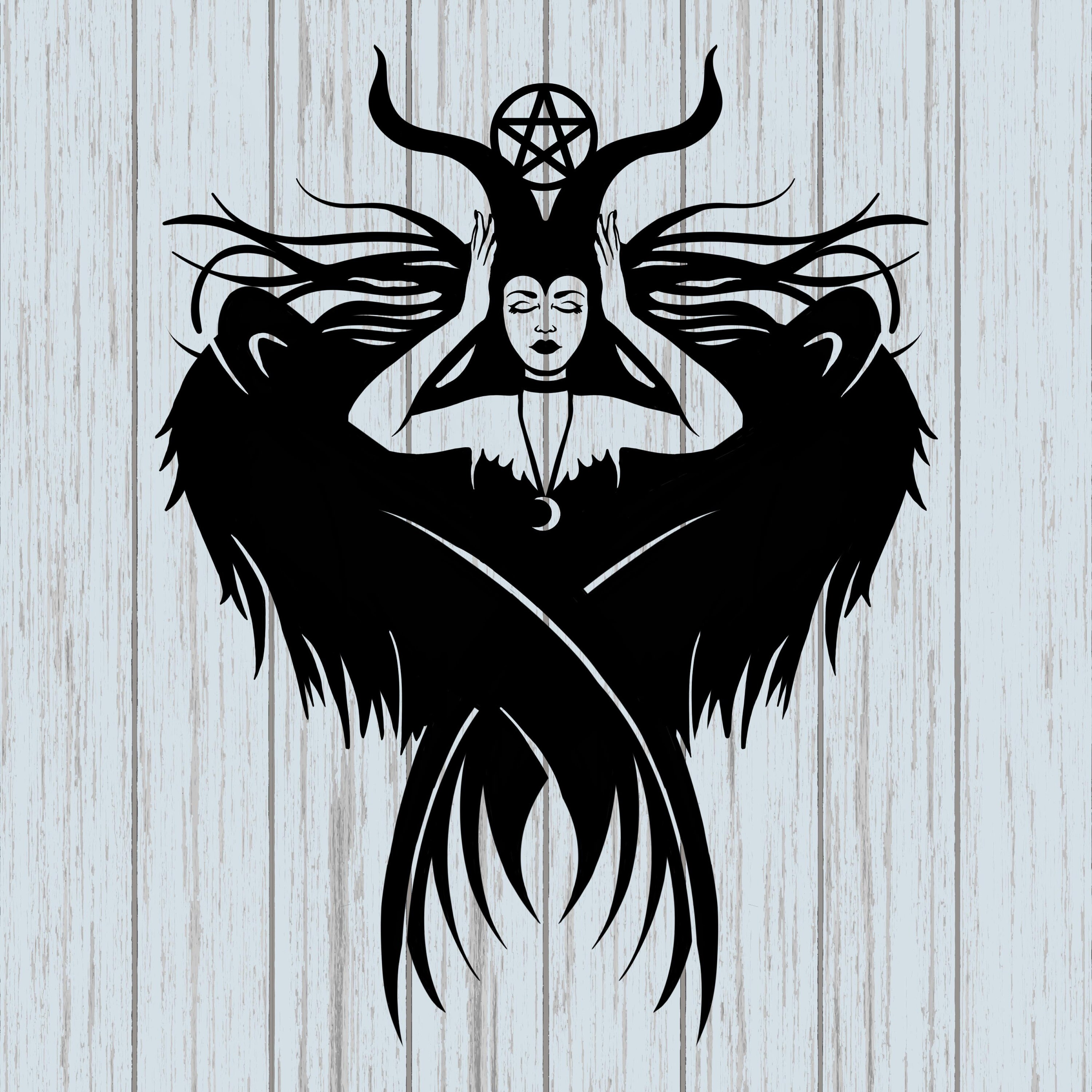 Gothic svg / pagan svg / witch svg / angel svg / jpg / cricut | Etsy