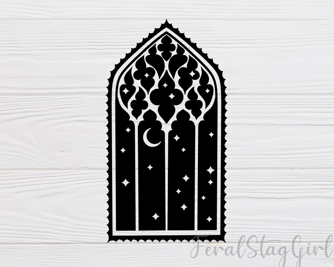Gothic Window SVG / Church Window SVG / Gothic SVG / Cricut Cutting ...