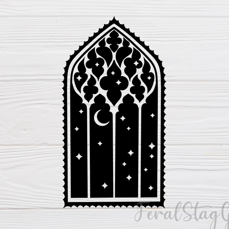 Gothic Window Svg - Etsy