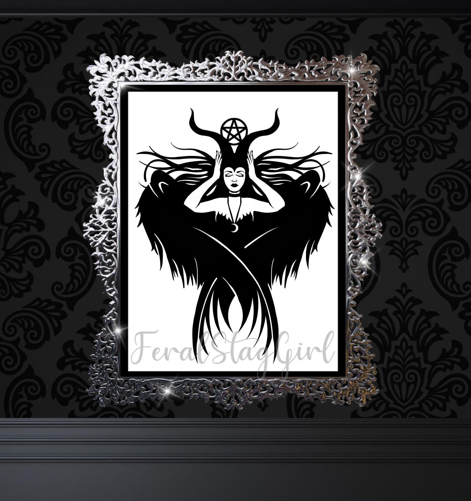 Gothic Svg / Pagan Svg / Witch Svg / Angel Svg / Pdf / Png / Cricut ...