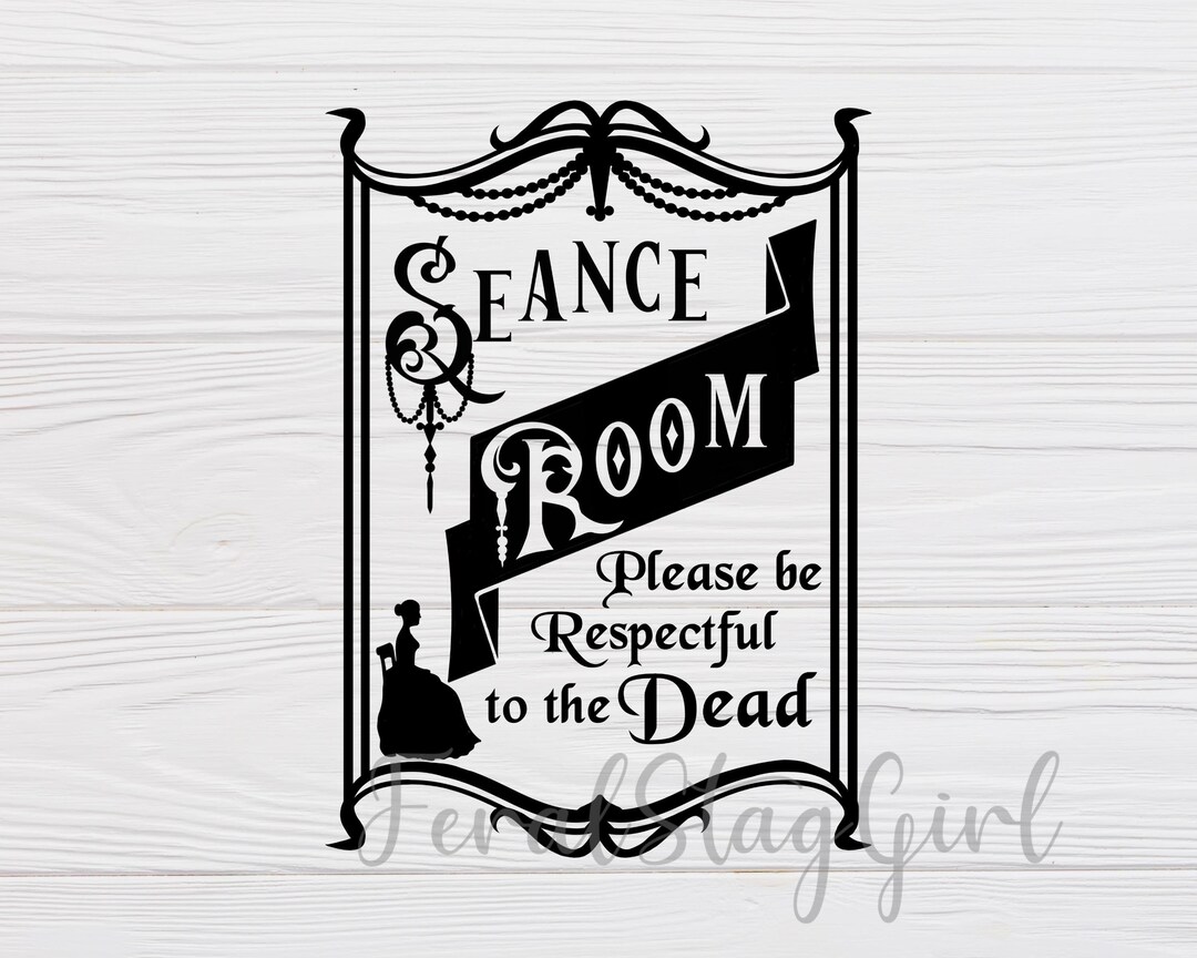 Seance SVG / Victorian Gothic SVG / Ouija Svg / Door Sign SVG / Wall ...