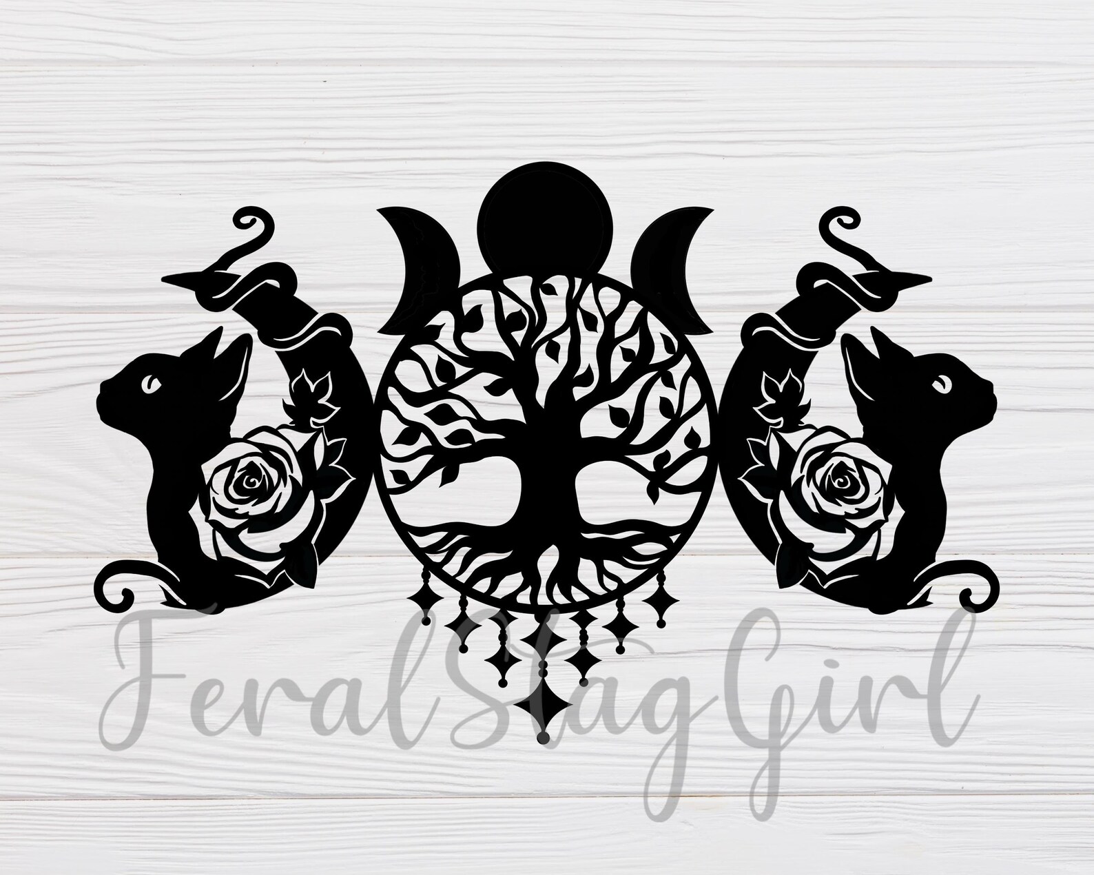 Tree of Life SVG / Wicca SVG / Witchcraft SVG / Gothic Svg / Pdf / Png ...
