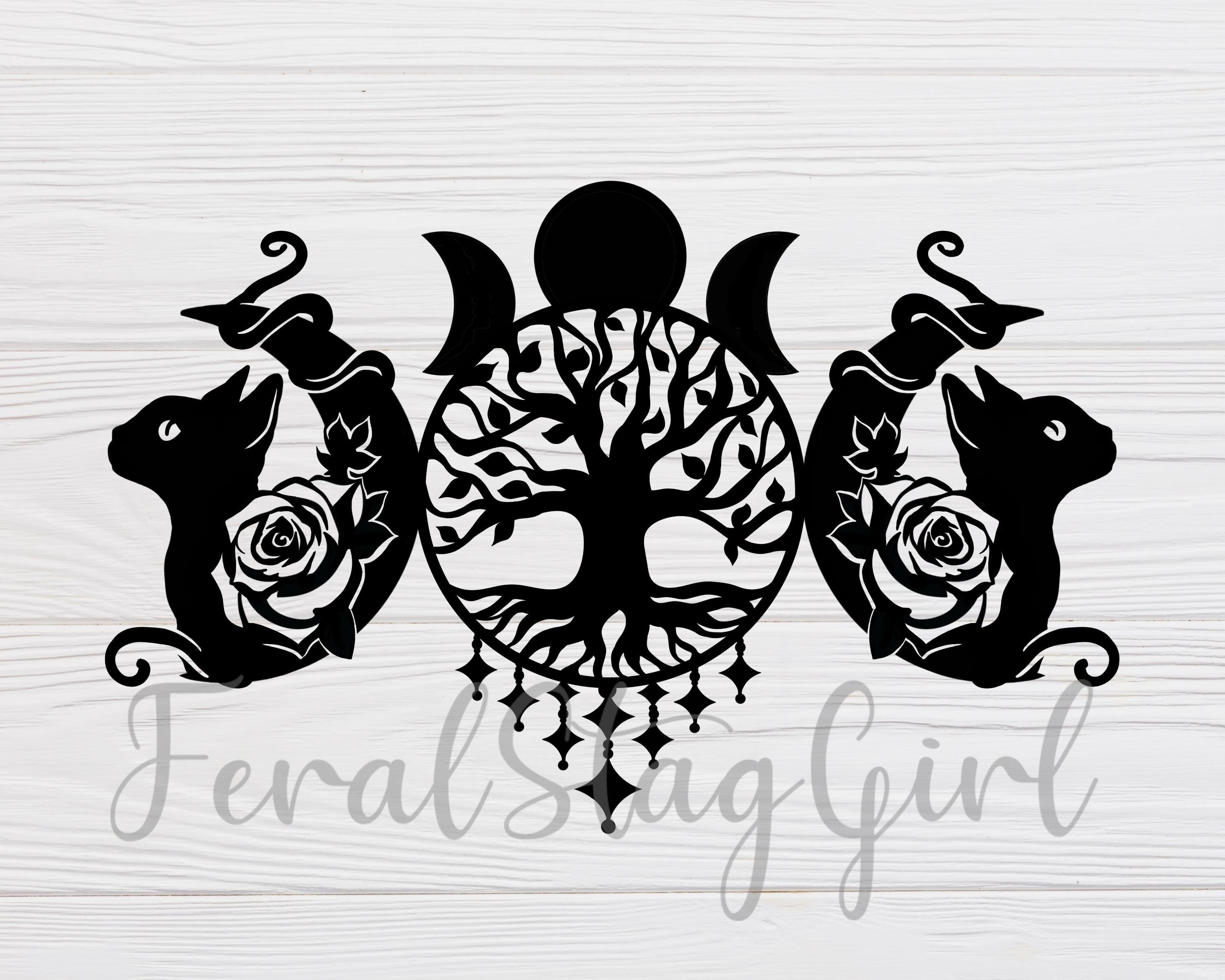 Tree of Life SVG / Wicca SVG / Witchcraft SVG / Gothic Svg / - Etsy