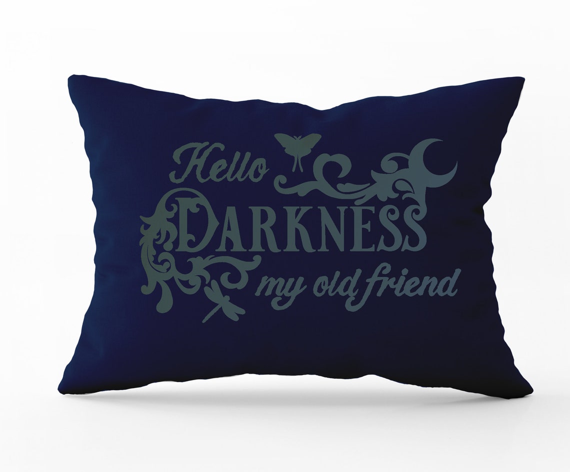 Hello Darkness SVG / Gothic Svg / Witchy Svg / Pdf / Png / - Etsy