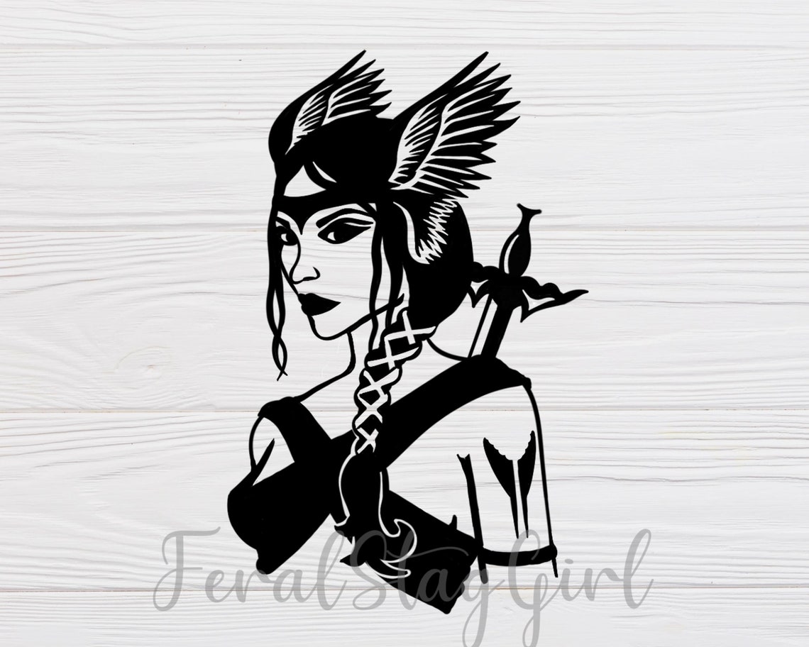 Valkyrie SVG / Viking Warrior SVG / Norse Goddess SVG / Cricut | Etsy