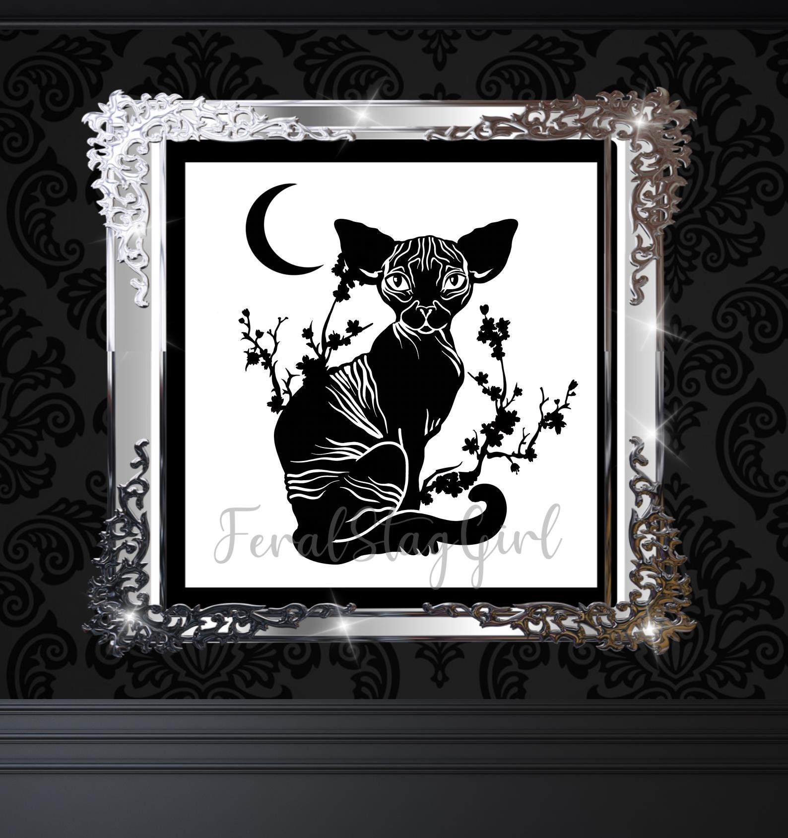 Sphynx Cat SVG / Cat SVG Cricut Cutting File / Pdf / Png / - Etsy