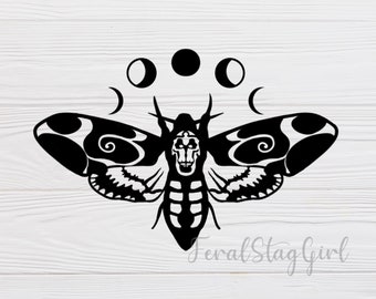 Death Moth Svg | Etsy