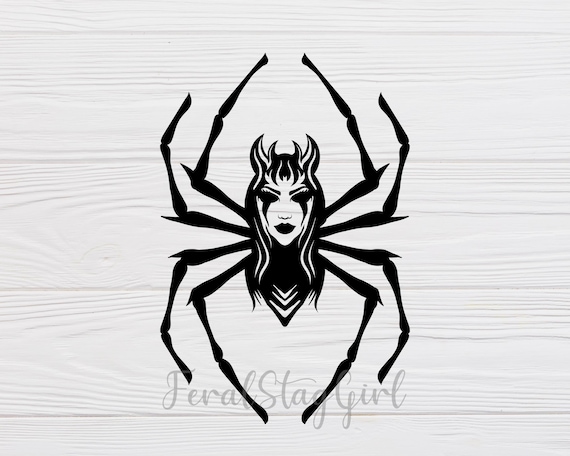 Spider SVG / Gothic SVG / Goth SVG / Pdf / Png / Cricut | Etsy Canada