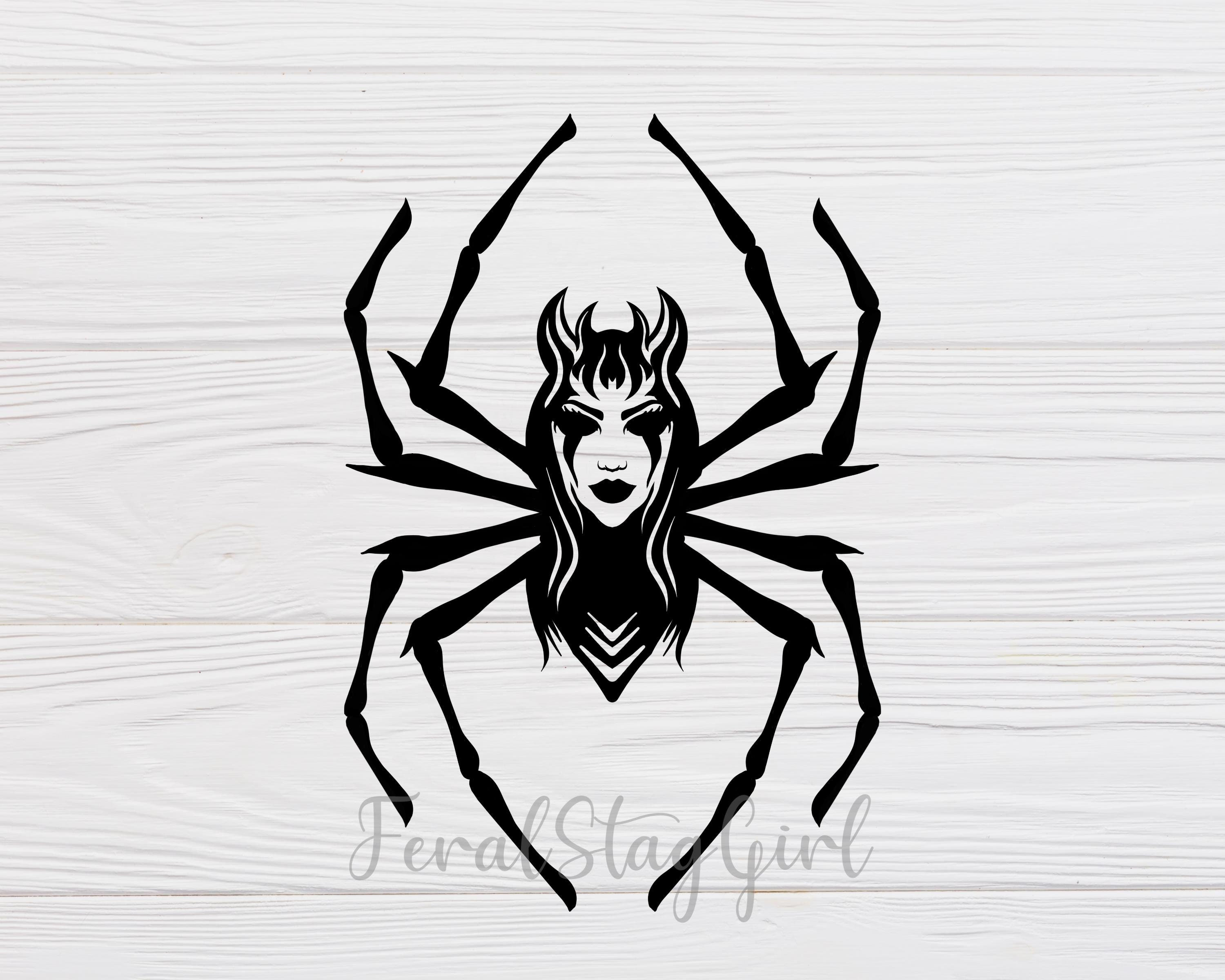 Spider SVG / Gothic SVG / Goth SVG / Pdf / Png / Cricut Cutting File ...