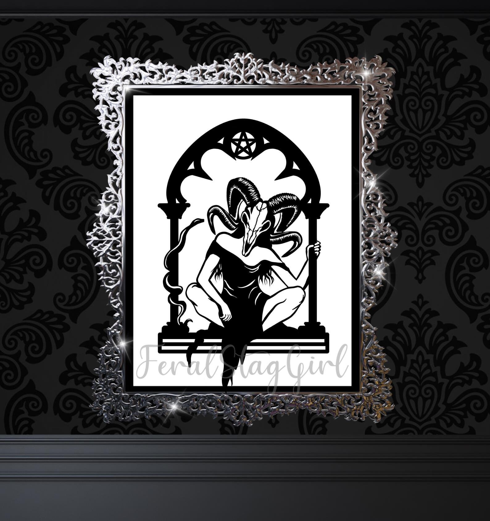 Gothic SVG / Pagan SVG / Witch Svg / Skull Svg / Antlers Svg / - Etsy UK