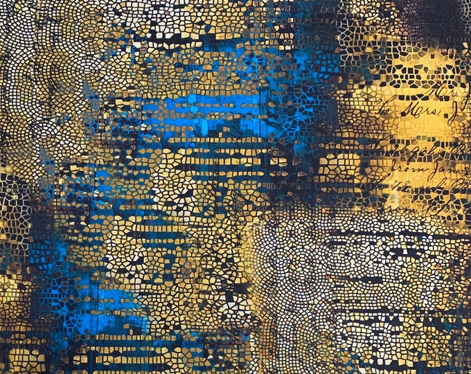 Tim Holtz Eclectic Elements - Abandoned II - Gilded Mosaic - Gold - by ...