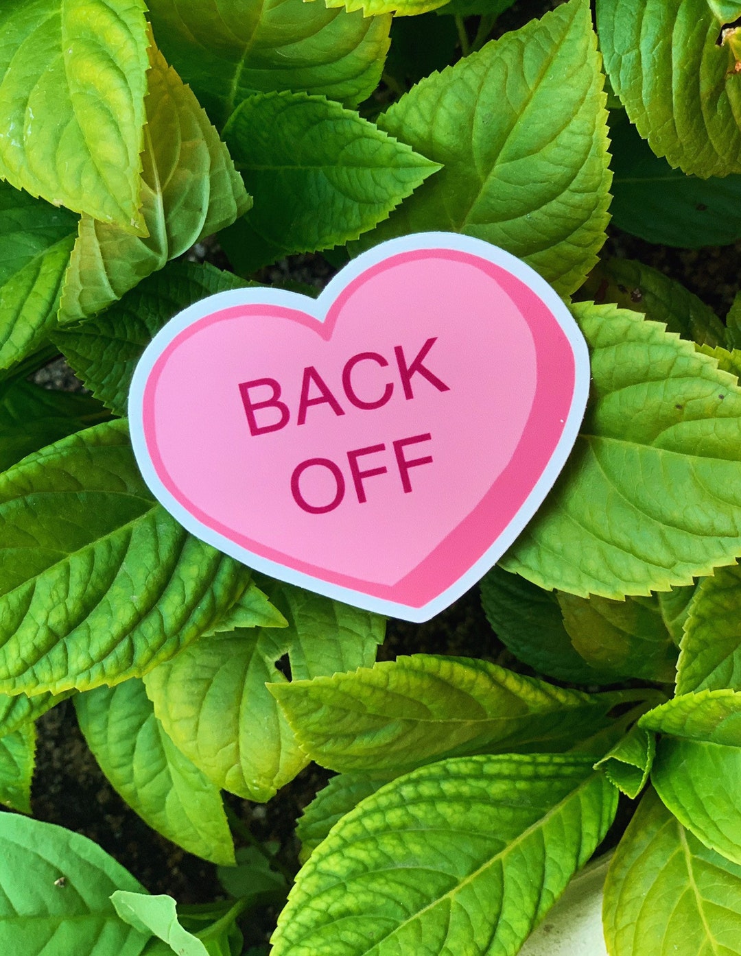 Back off Sticker - Etsy