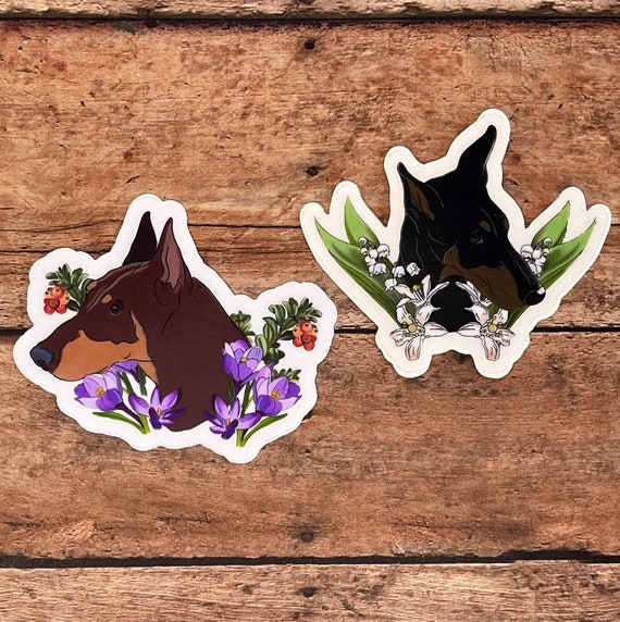 Doberman Sticker - Etsy