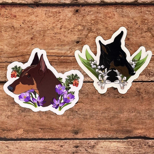 Doberman Sticker - Etsy