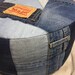 Floor Seating Denim Pouf Denim Floor Pouf Pouf Ottoman - Etsy