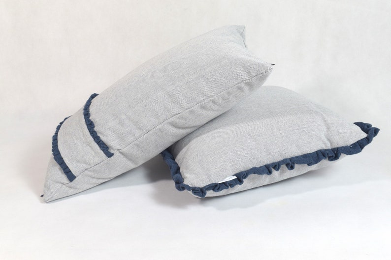 Decorative Pillow With an Interesting Texture in Light Blue - Etsy