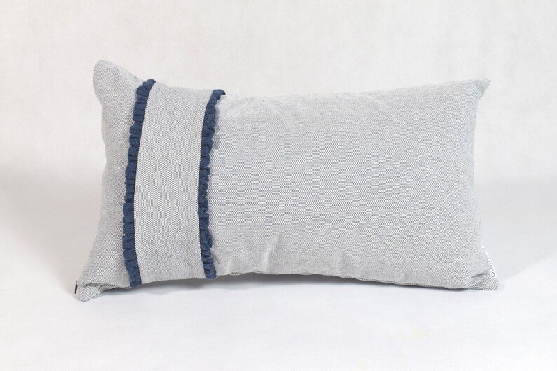 Decorative Pillow With an Interesting Texture in Light Blue With ...