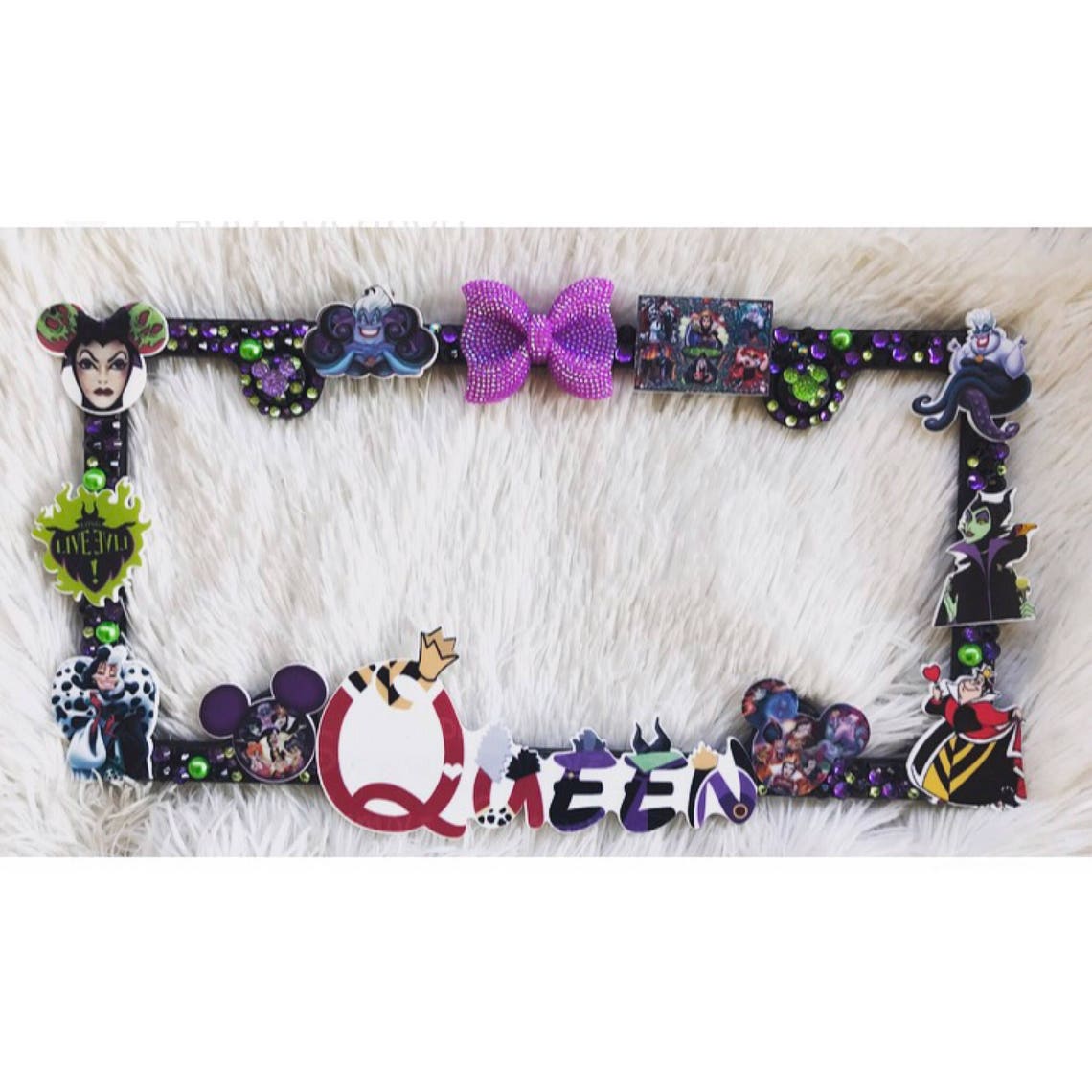 Disney villain license plate frame | Etsy