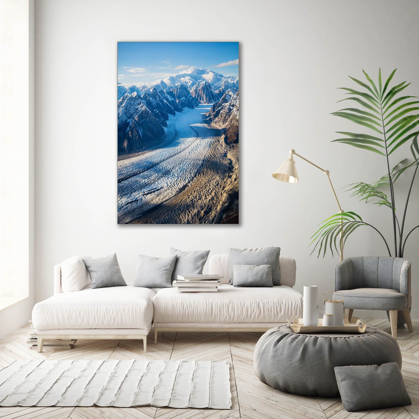 Ruth Gorge Glacier - Leading up to Denali - Fine Art (metal & Bamboo ...