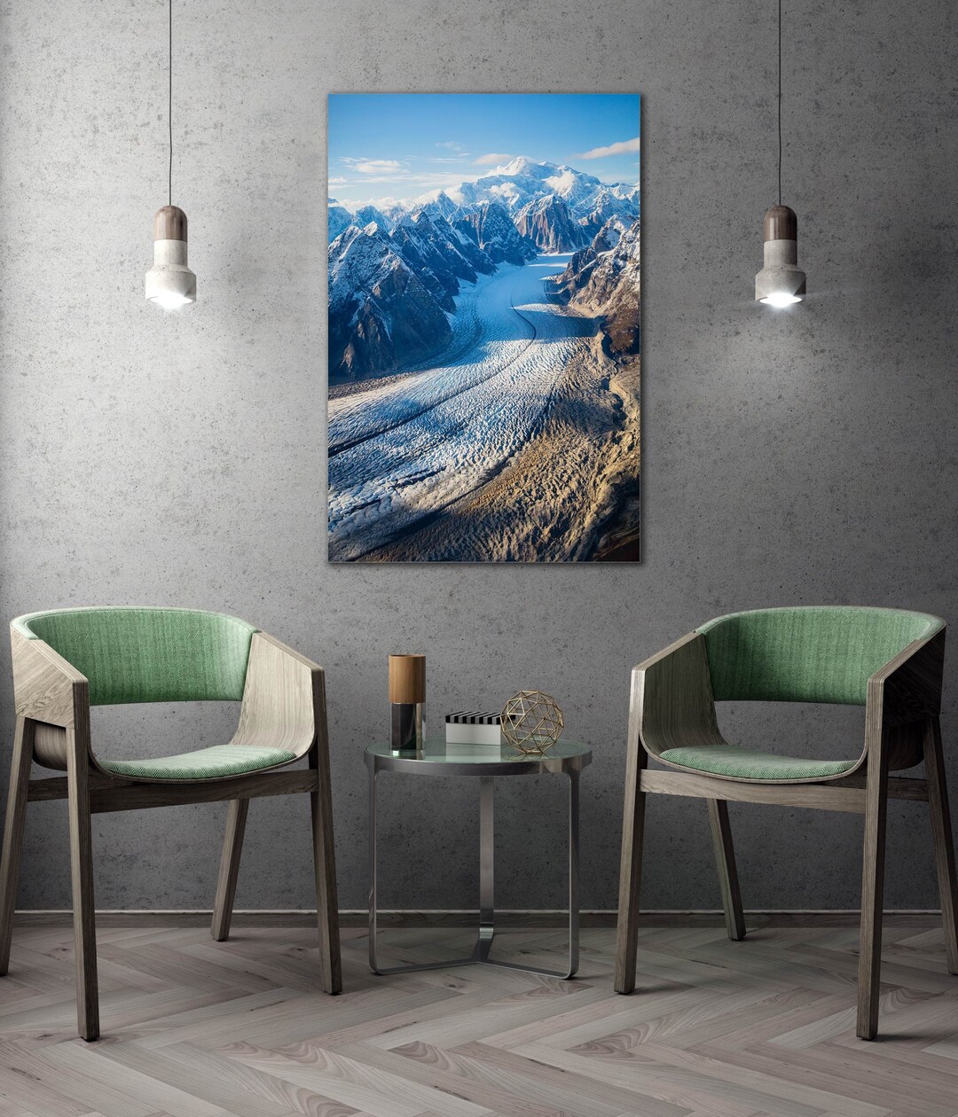 Ruth Gorge Glacier - Leading up to Denali - Fine Art (metal & Bamboo ...