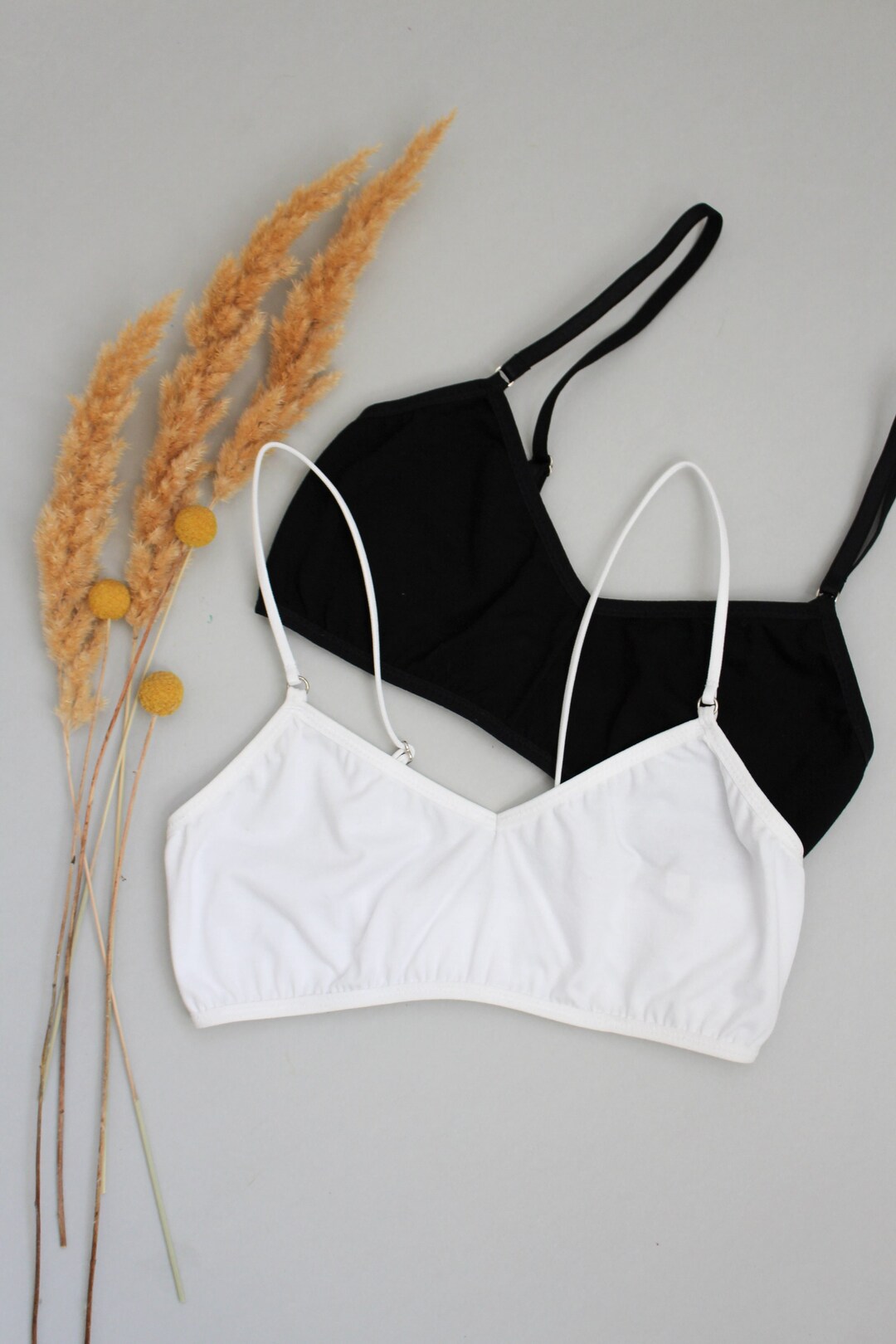 Cotton Wireless Bra for Women, Cotton Bra Set, Cotton Bralette ...
