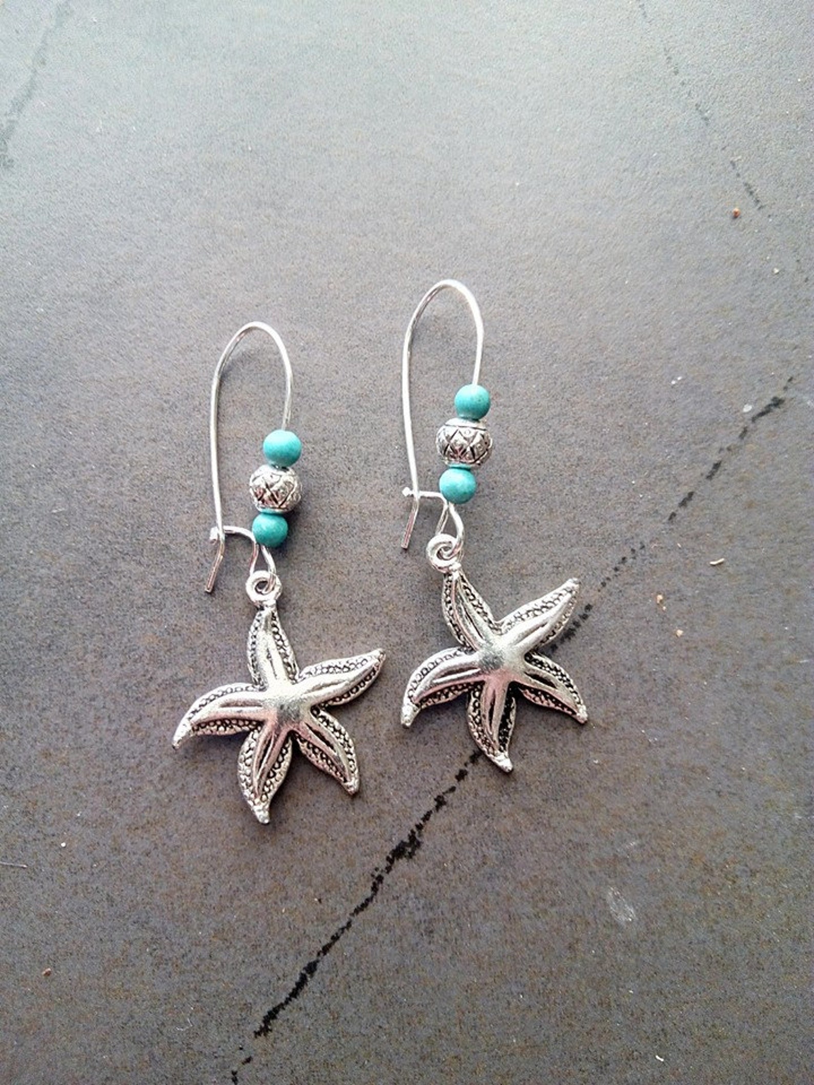Starfish With Turquoise - Etsy
