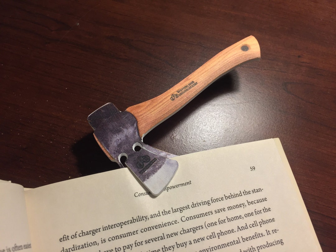 Camp Axe Bookmark - Etsy