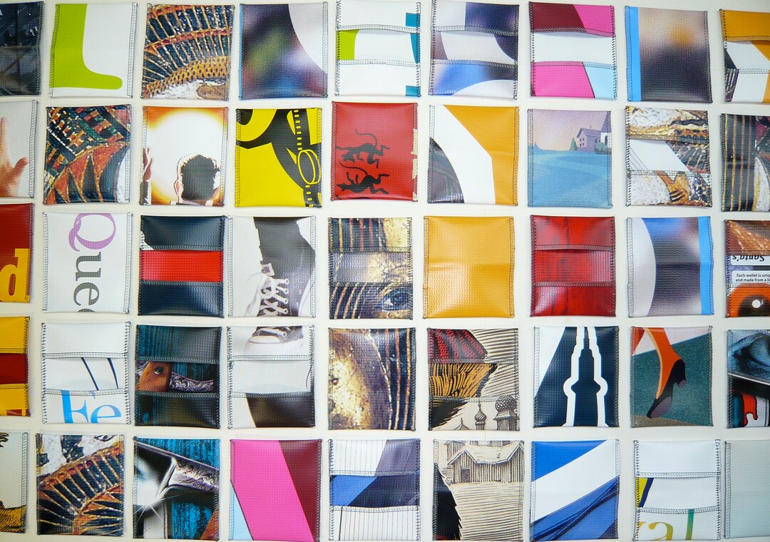 Recycled Wallets Made From Screen Printed Banners - Etsy