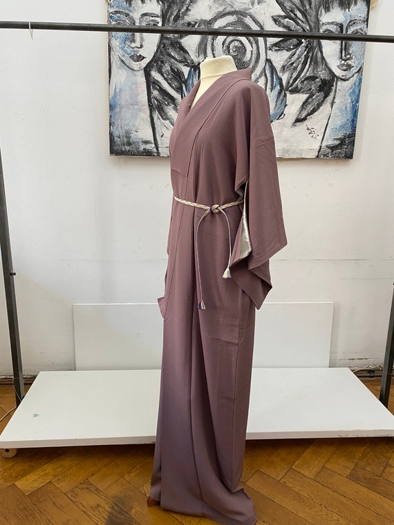 Original Japanese Silk Kimono Iromuji 100% chirimen S… - Gem