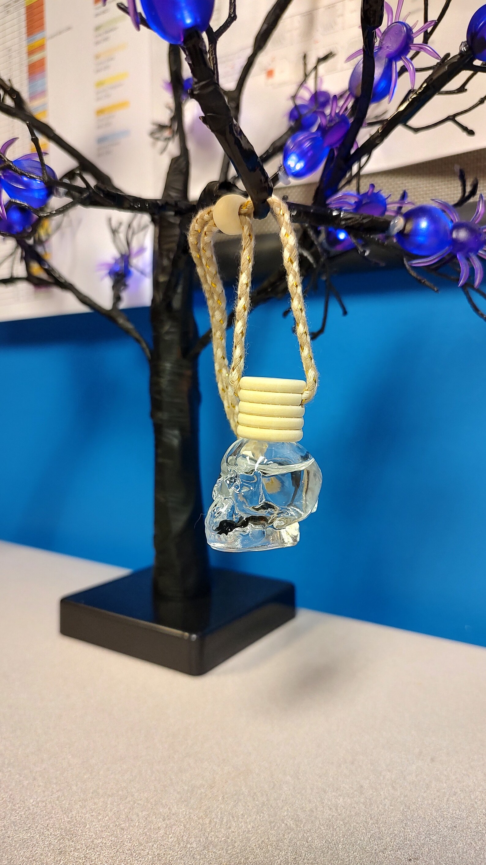 Skull Car Diffuser Hanging Car Air Freshener Spooky Car Decor - Etsy