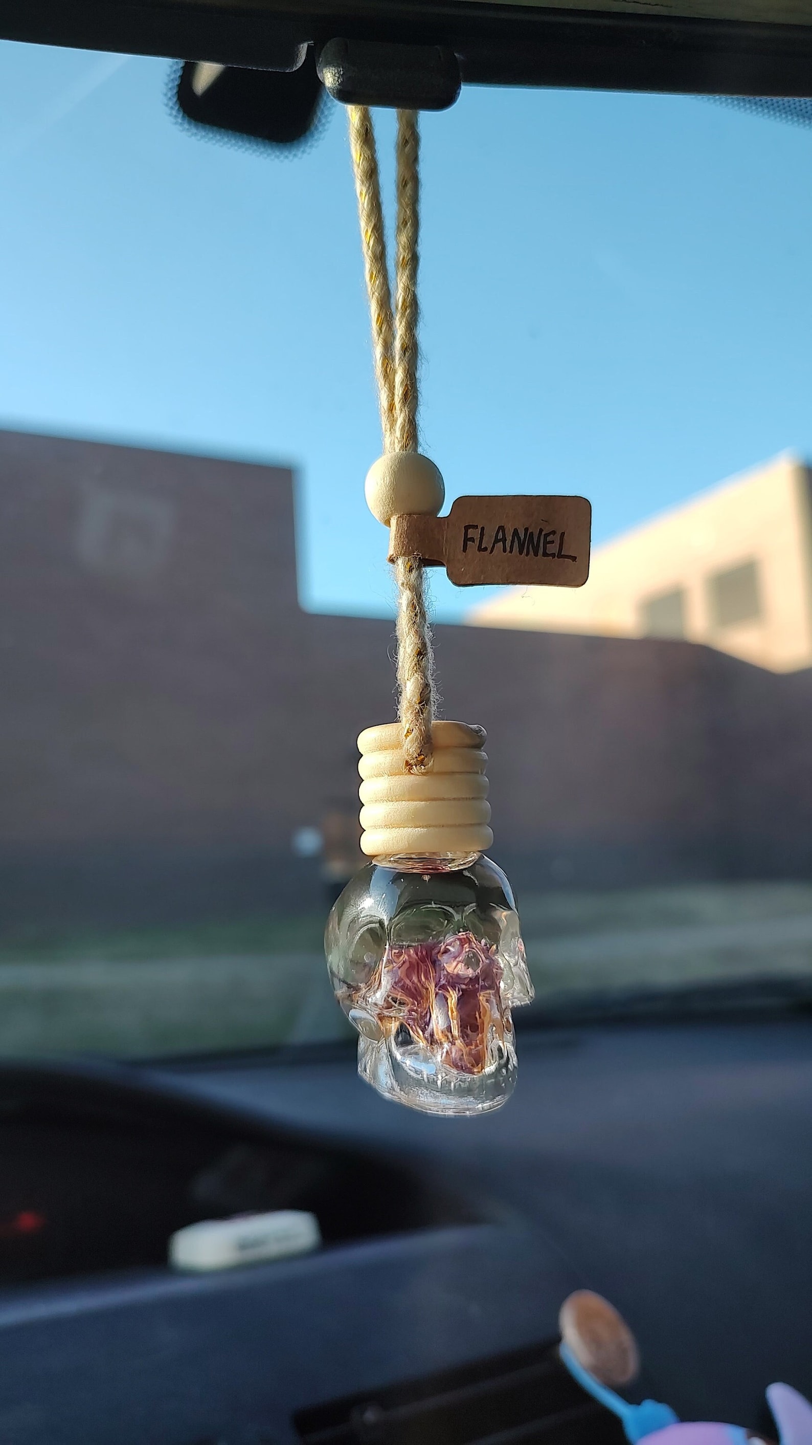 Skull Car Diffuser Hanging Car Air Freshener Spooky Car Decor - Etsy