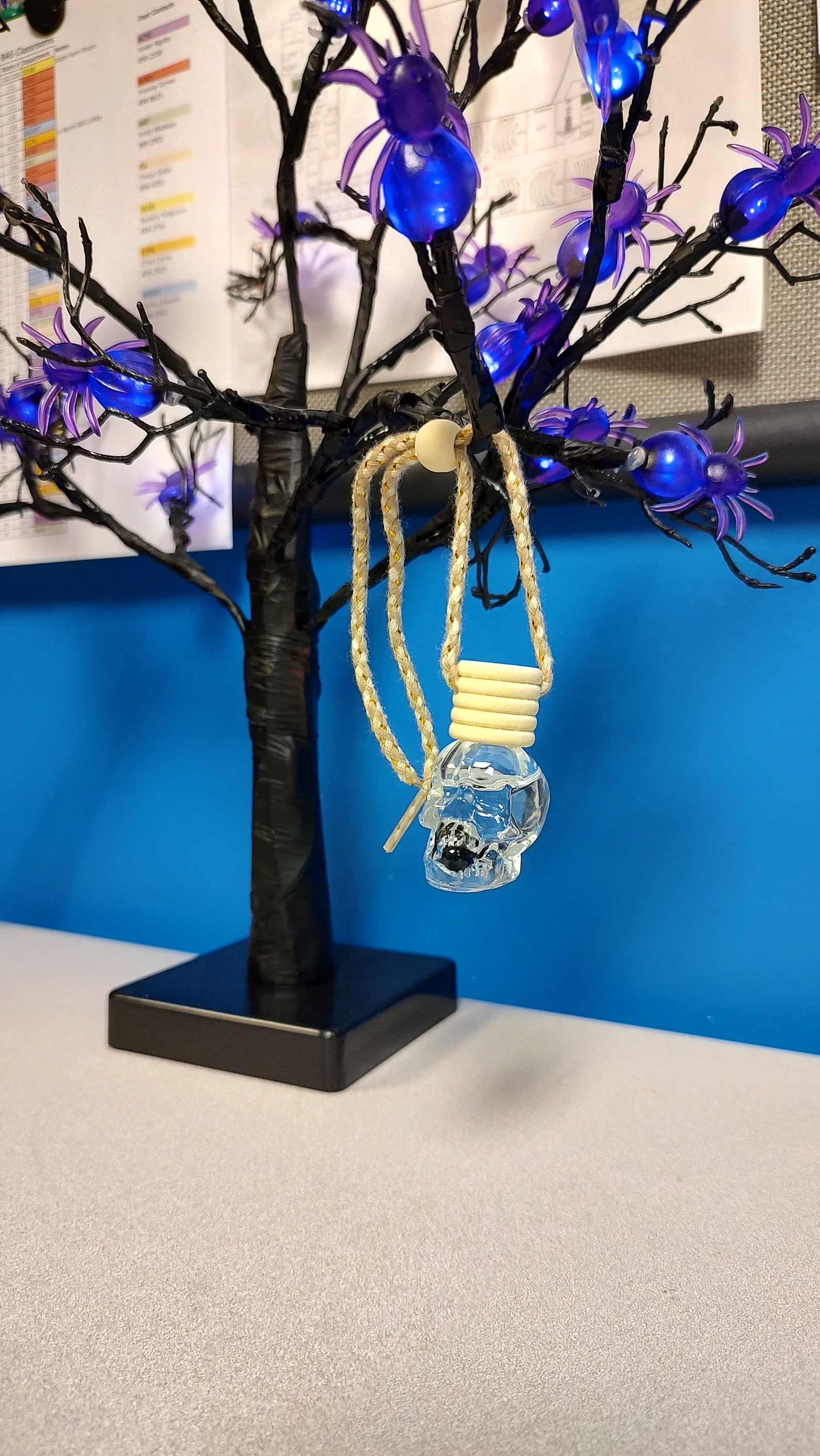 Skull Car Diffuser Hanging Car Air Freshener Spooky Car Decor - Etsy