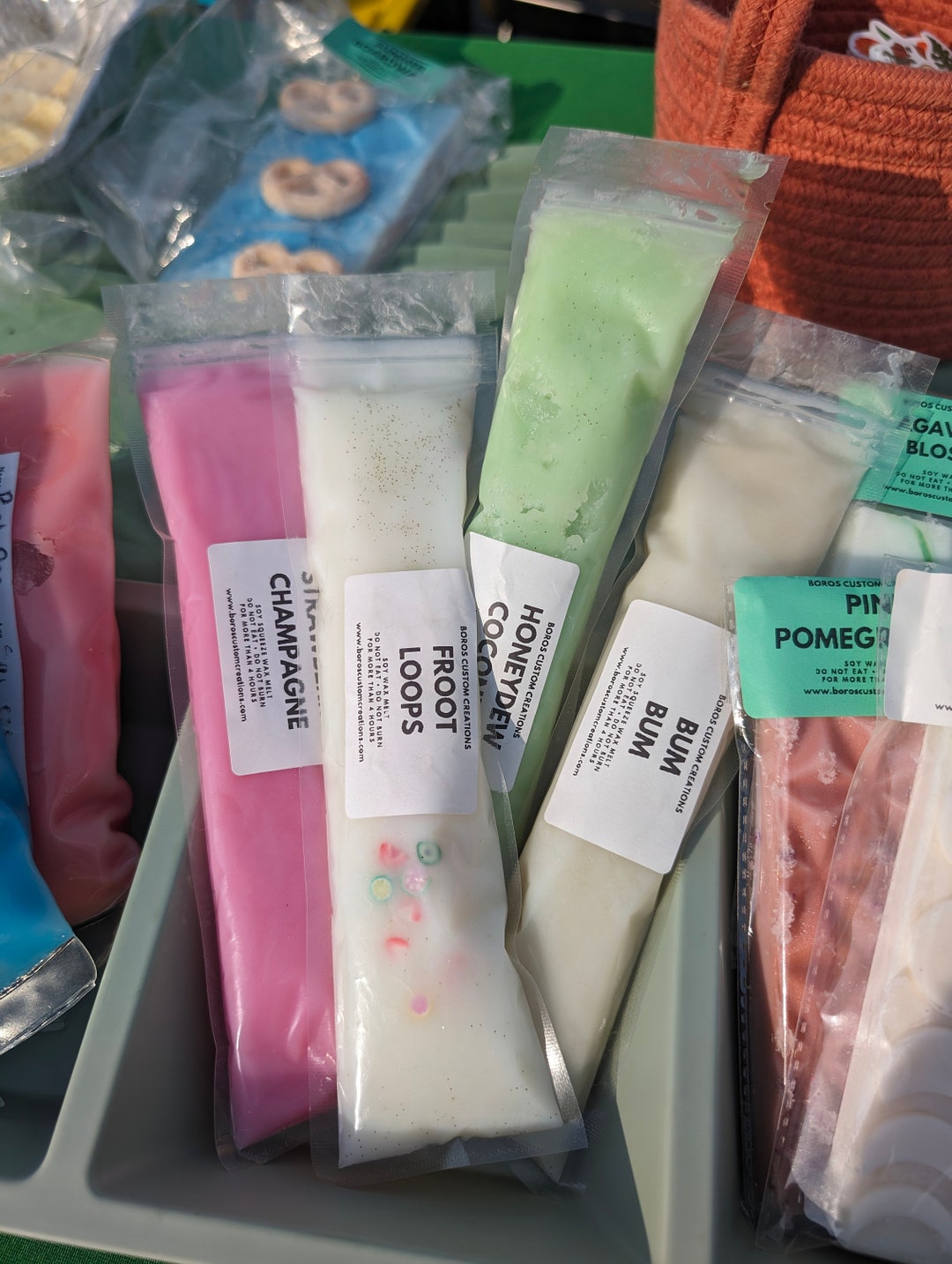 Squeeze Wax Popsicle Wax Melt 3 Oz Wax Long Lasting Scent Soy Wax Melt ...