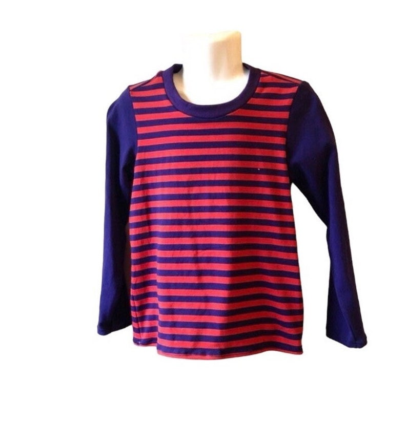 T-shirt, Striped, Red and Purple Shirt - Etsy