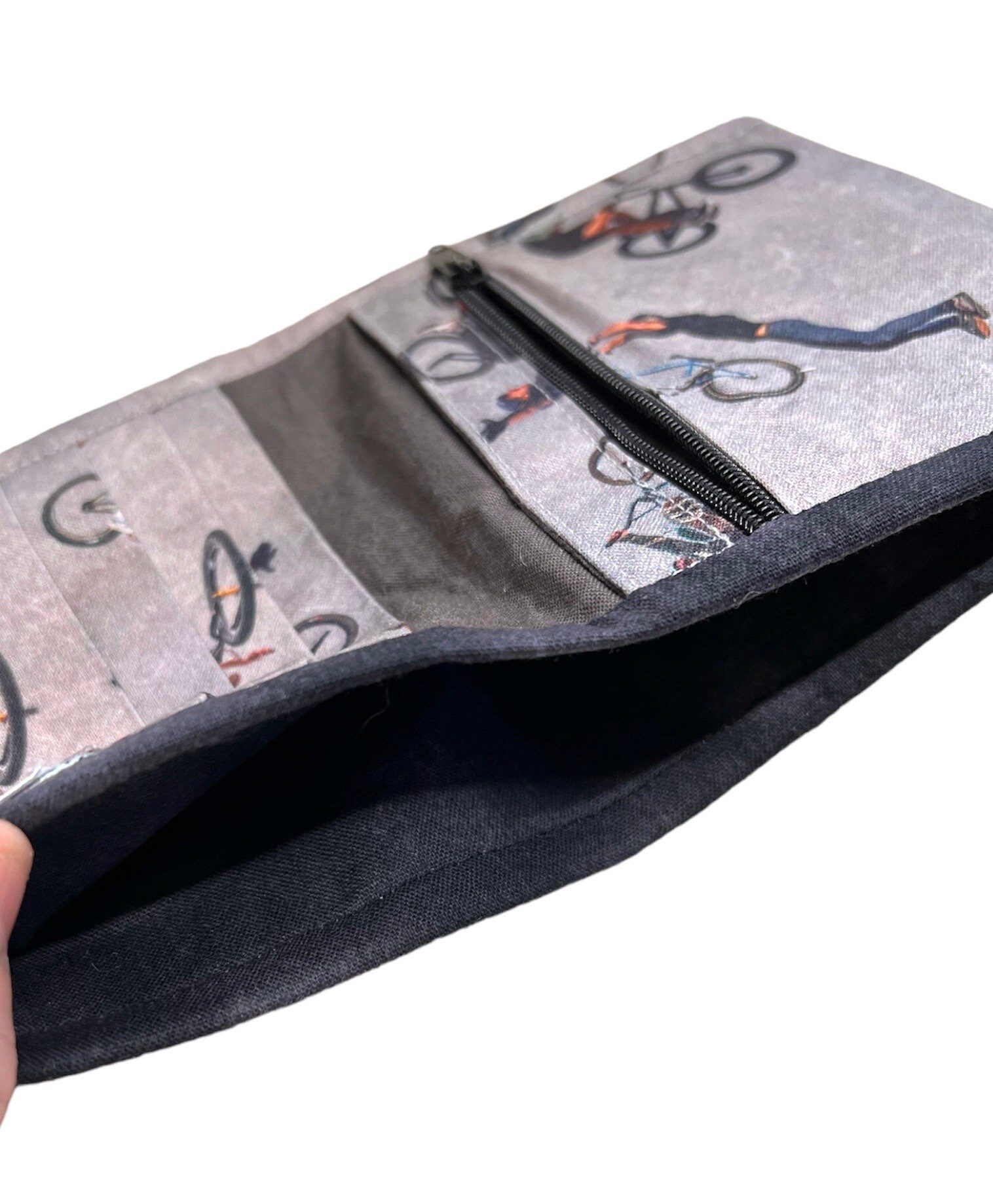 Wallet Bifold Mountain Bike Pocket Fold Over Purse BMX Cycle - Etsy