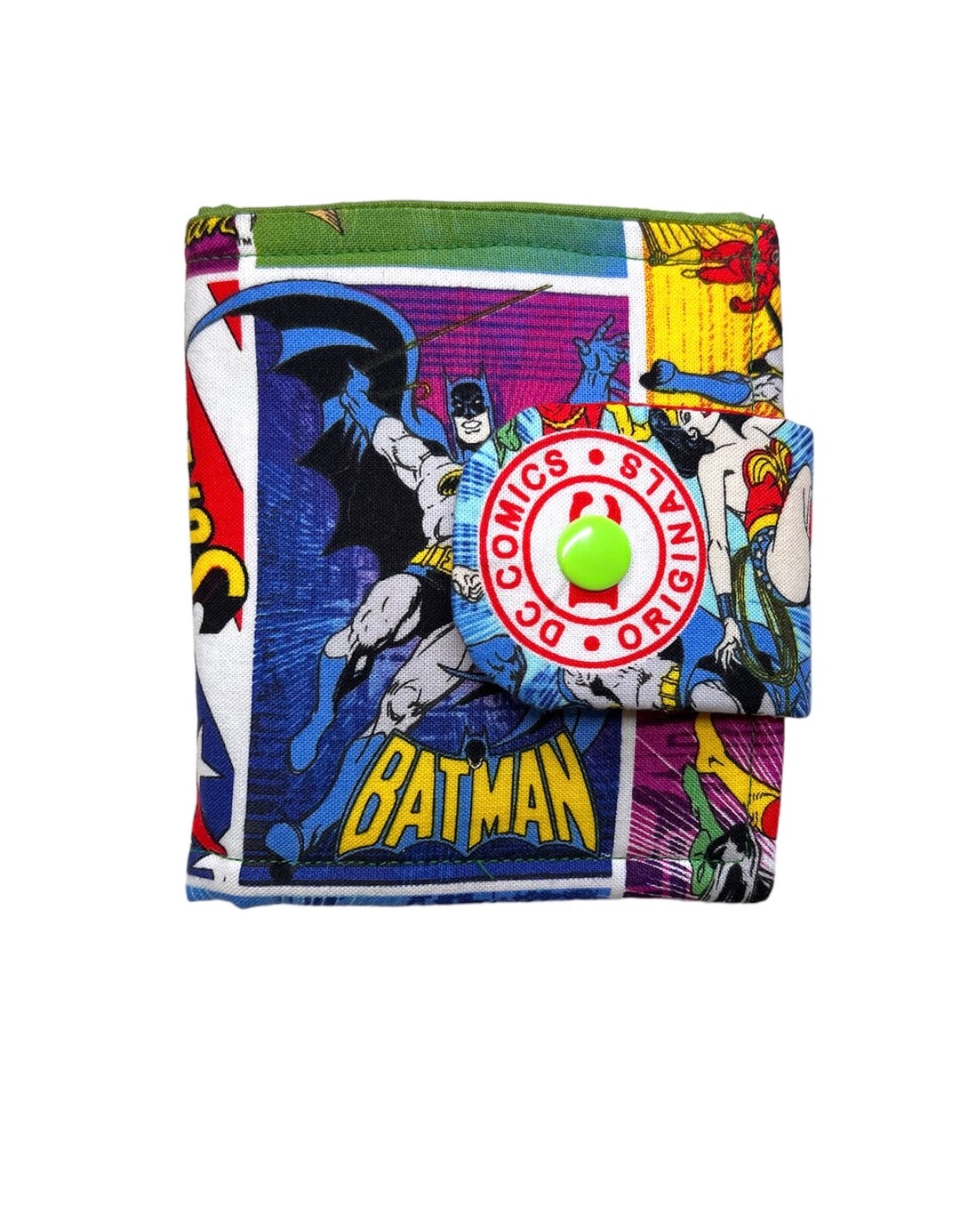 Wallet Bifold Comic Book Pocket Fold Over Money Holder Super Person ...