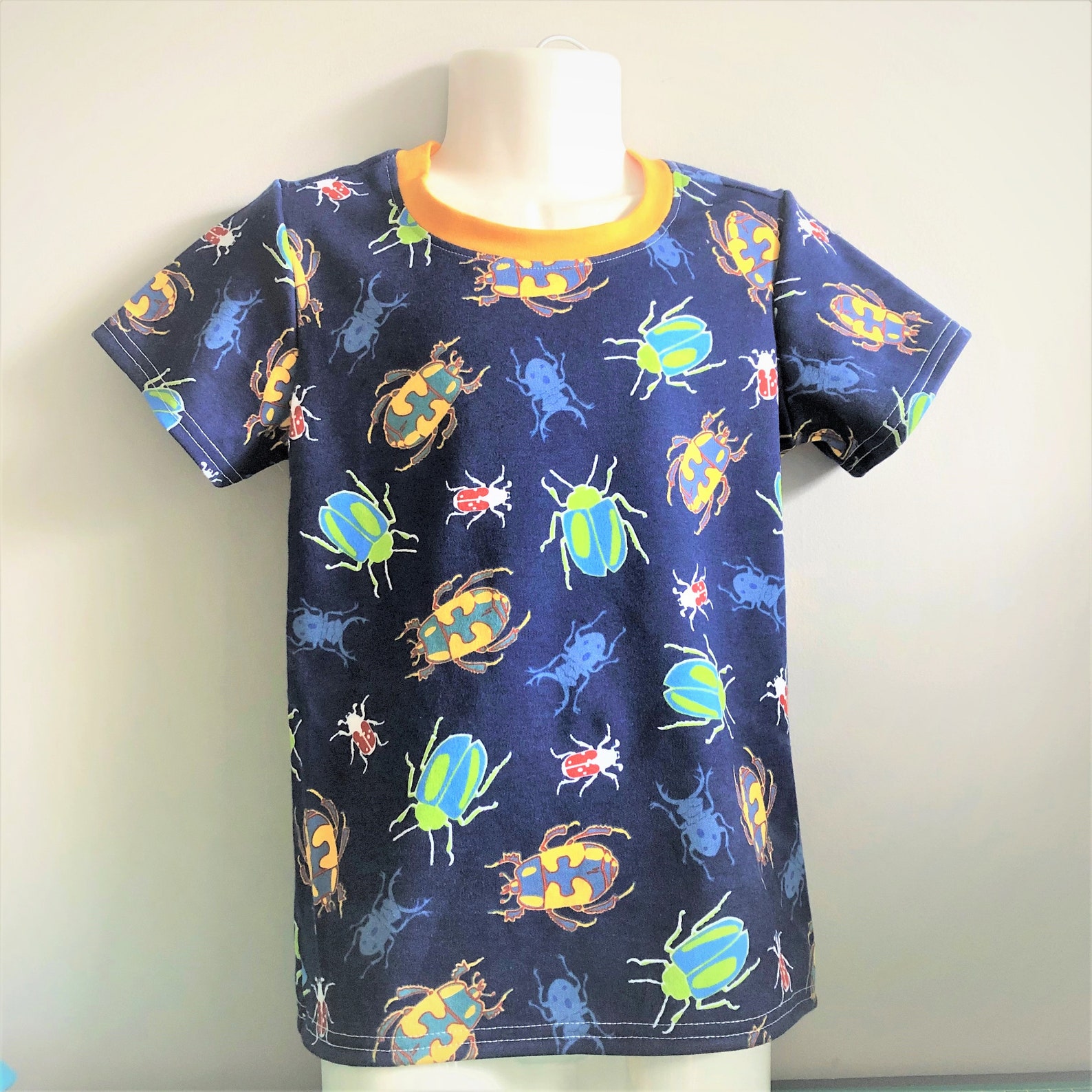 T-shirt Insect Kids Short Sleeved Cotton Tee - Etsy UK