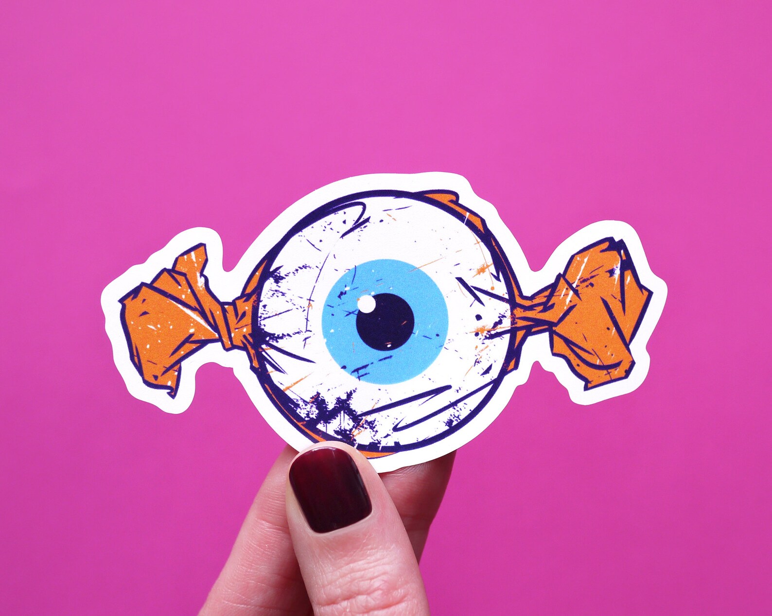 Eye Sticker Candy Phone Decal Notebook White Pop Art Stickers Funny ...