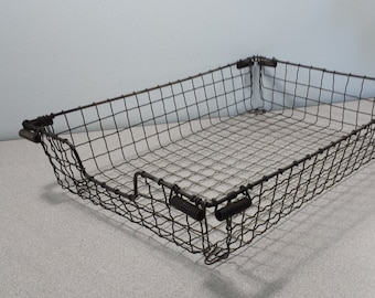 Wire file basket | Etsy