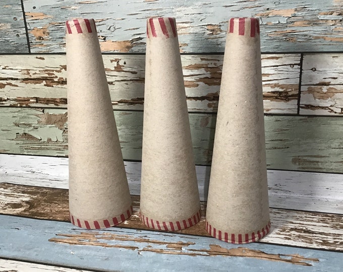 3 Cardboard Cones, Empty Yarn Cones, Great Christmas Trees! Stackable ...