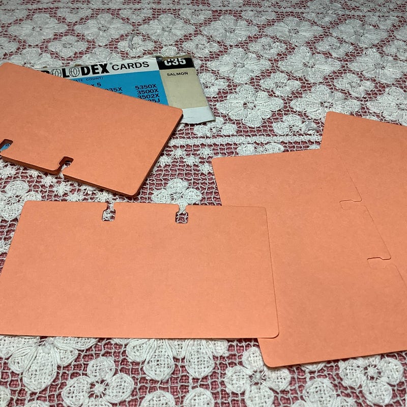 Large Rolodex - Etsy