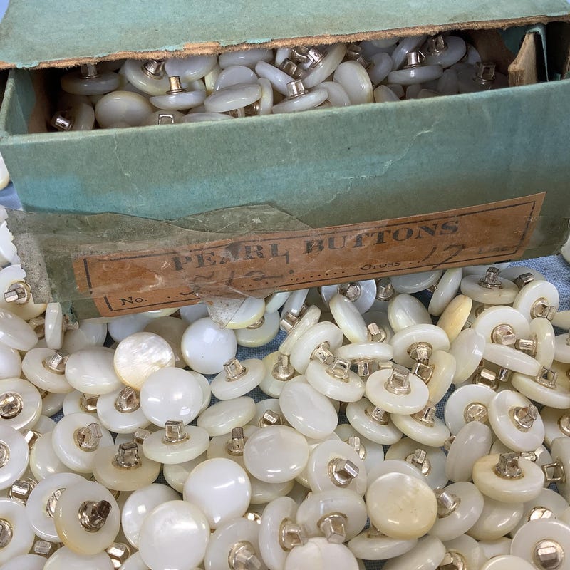 Vintage Pearls Buttons - Etsy