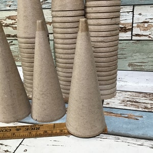 3 Cardboard Craft Cones, Empty Yarn Cones 7 Tall - Etsy